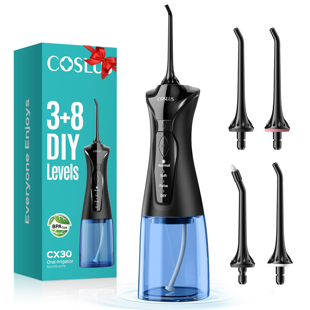 COSLUS C30(WFP15) Oral Irrigator - Portable Water Flosser for Optimal ...