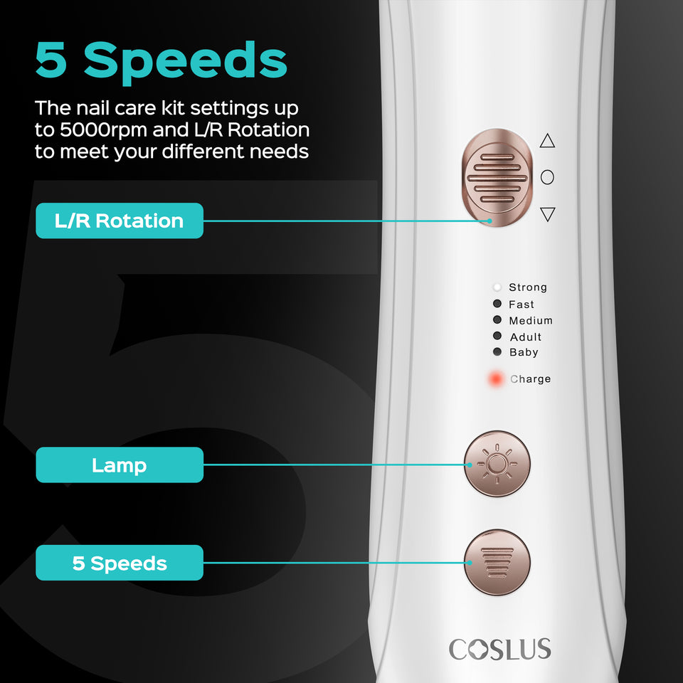 COSLUS C43 Professional Manicure Pedicure Kit